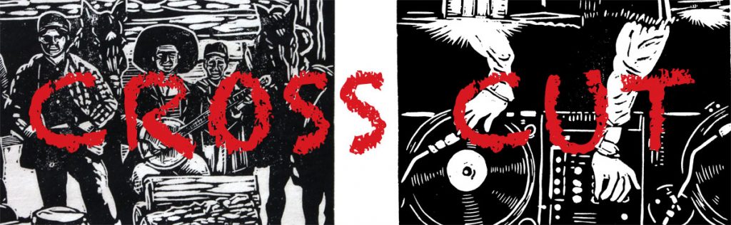 Cross Cut linocut illustrations of Ontario folk songs